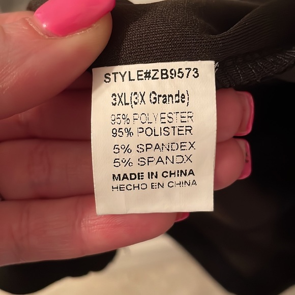 Zenobia | Dresses | Nwt Zenobia Plus Size Black Body Con Dress With ...